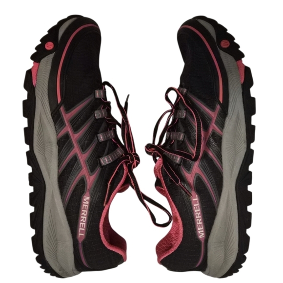 Merrell | Shoes | Merrell Allout Rush Trail Running Shoe Pink Black ...